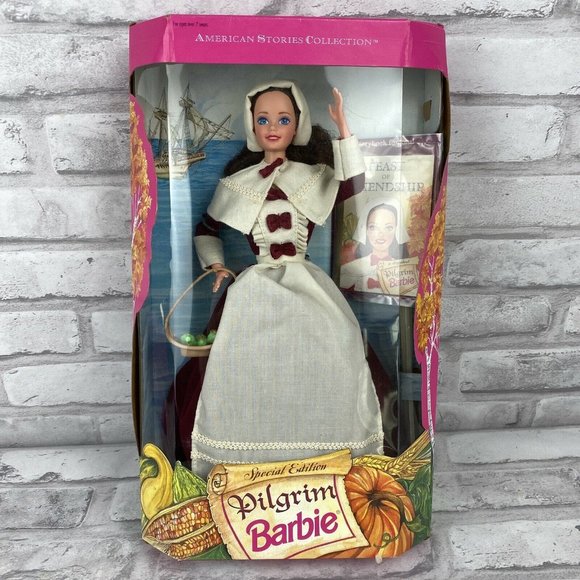 Mattel | Toys | Mattel Pilgrim Barbie Special Edition 994 Nib American ...